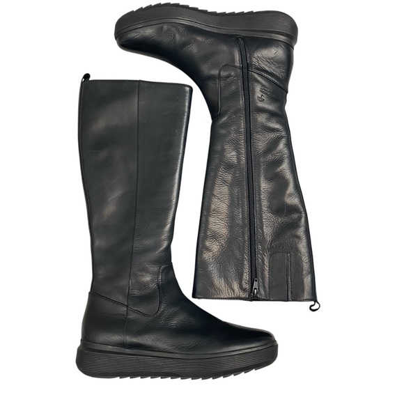 Naturalizer | Shoes | Naturalizer Torence Black Leather Boots Faux Fur ...